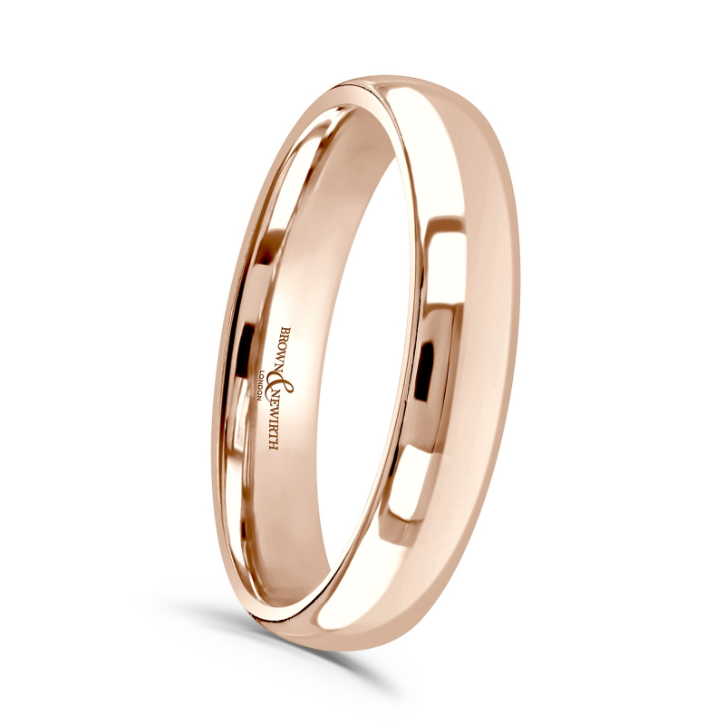 4mm Court Shape Wedding Ring | Smooch