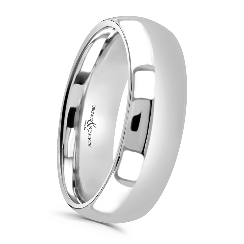 7mm Court Shape Wedding Ring | Smooch